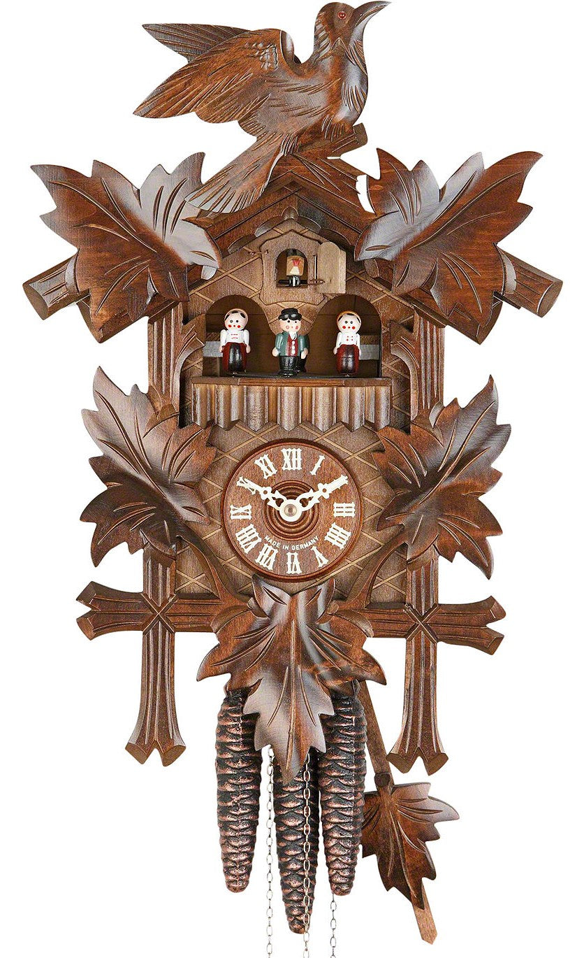 Cuckoo Clock - Carving-Style - 1 Day Movement - Music, Dancer - Cuckoo ...