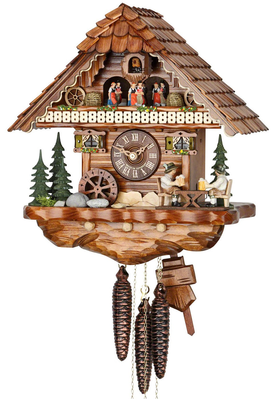 Cuckoo Clock - Chalet-Style - 1-Day Movement - Black Forest house8 ...